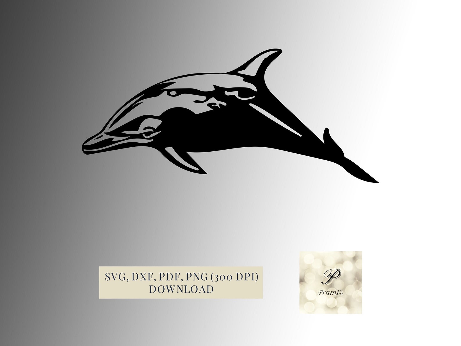Dolphin SVG File Plotter File for Cricut Cameo and Brother - Etsy Canada