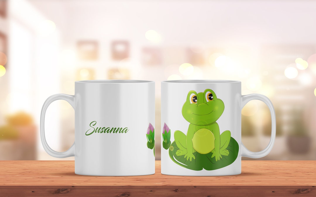 Custom Frog Mug Custom Name Mugs Frog Gifts Frog Coffee Mug Frog ...