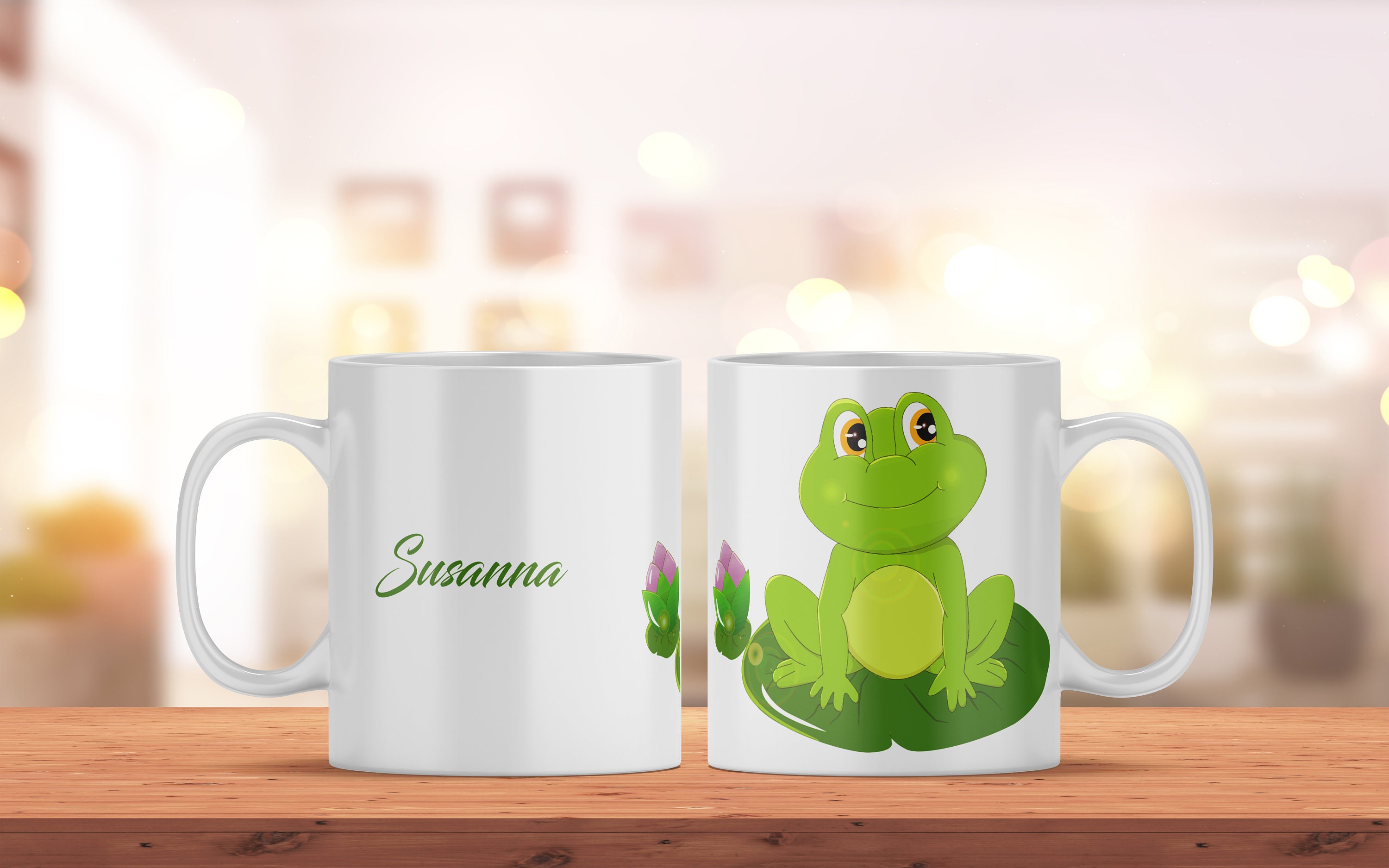 Custom Frog Mug Custom Name Mugs Frog Gifts Frog Coffee Mug Frog ...