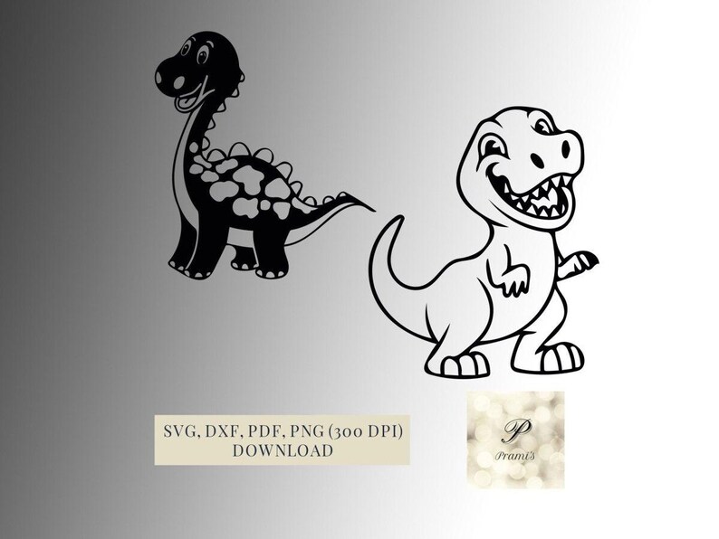 Plotter File Dino Set SVG Files Stegosaurus, T-rex - Etsy Canada