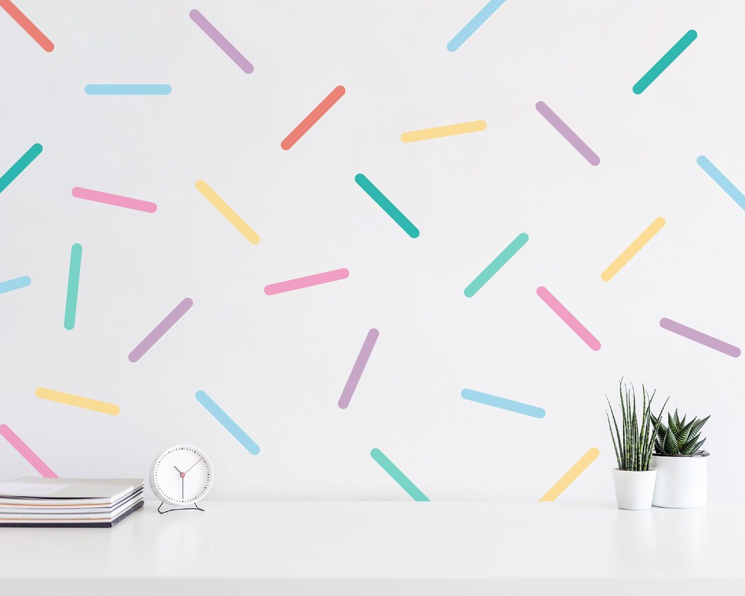 Pack of 70 Sprinkle Wall Stickers, Confetti Wall Stickers, Sprinkle ...