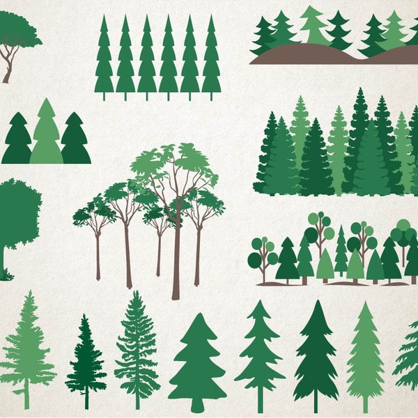 Forest and tree svg - Etsy France