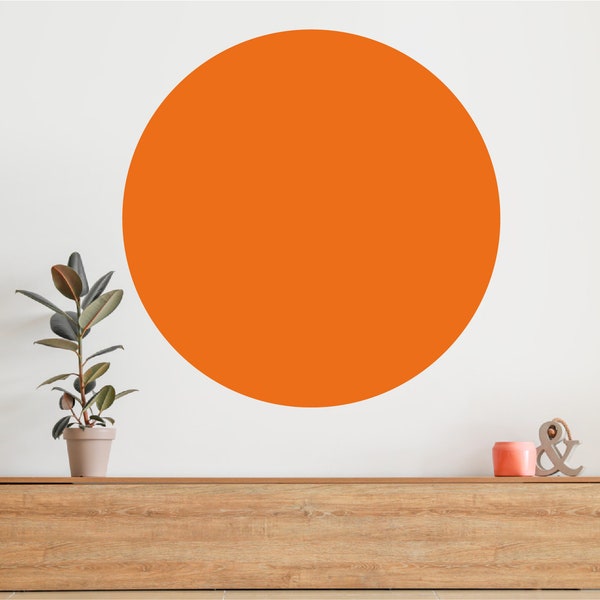 Circle Wall Decals - Etsy