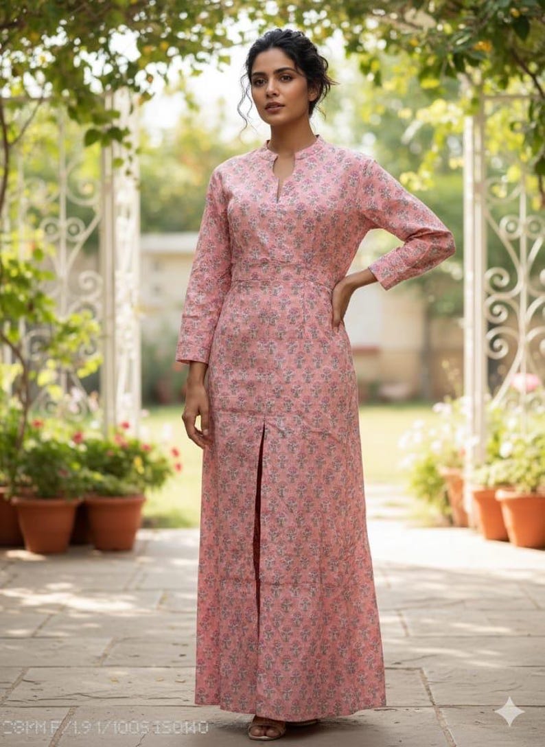 Womens Zippered Open Front Dress With Side Slits - Etsy