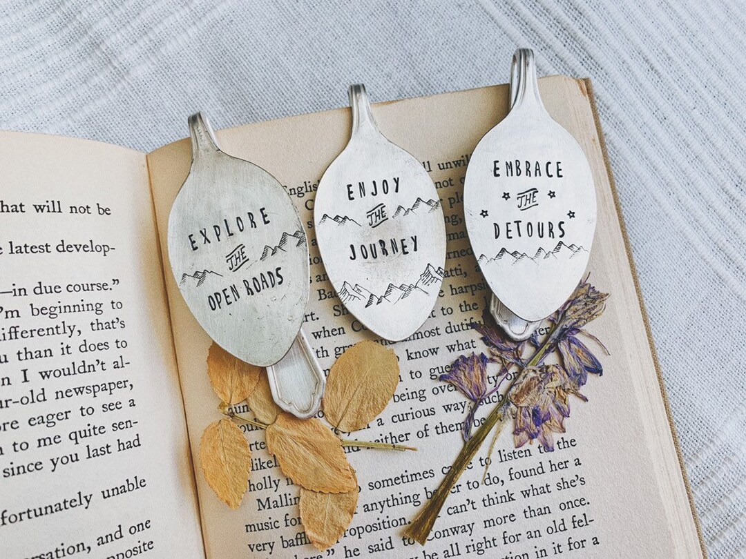 Spoon Bookmark Bookmark Adventure Book Metal Bookmark Vintage Spoon ...