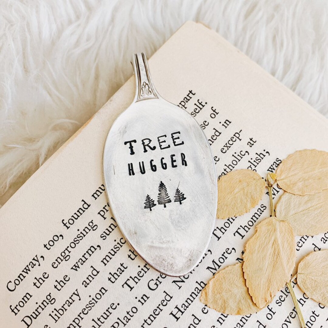 Tree Hugger Bookmark Vintage Bookmark Spoon Bookmark - Etsy