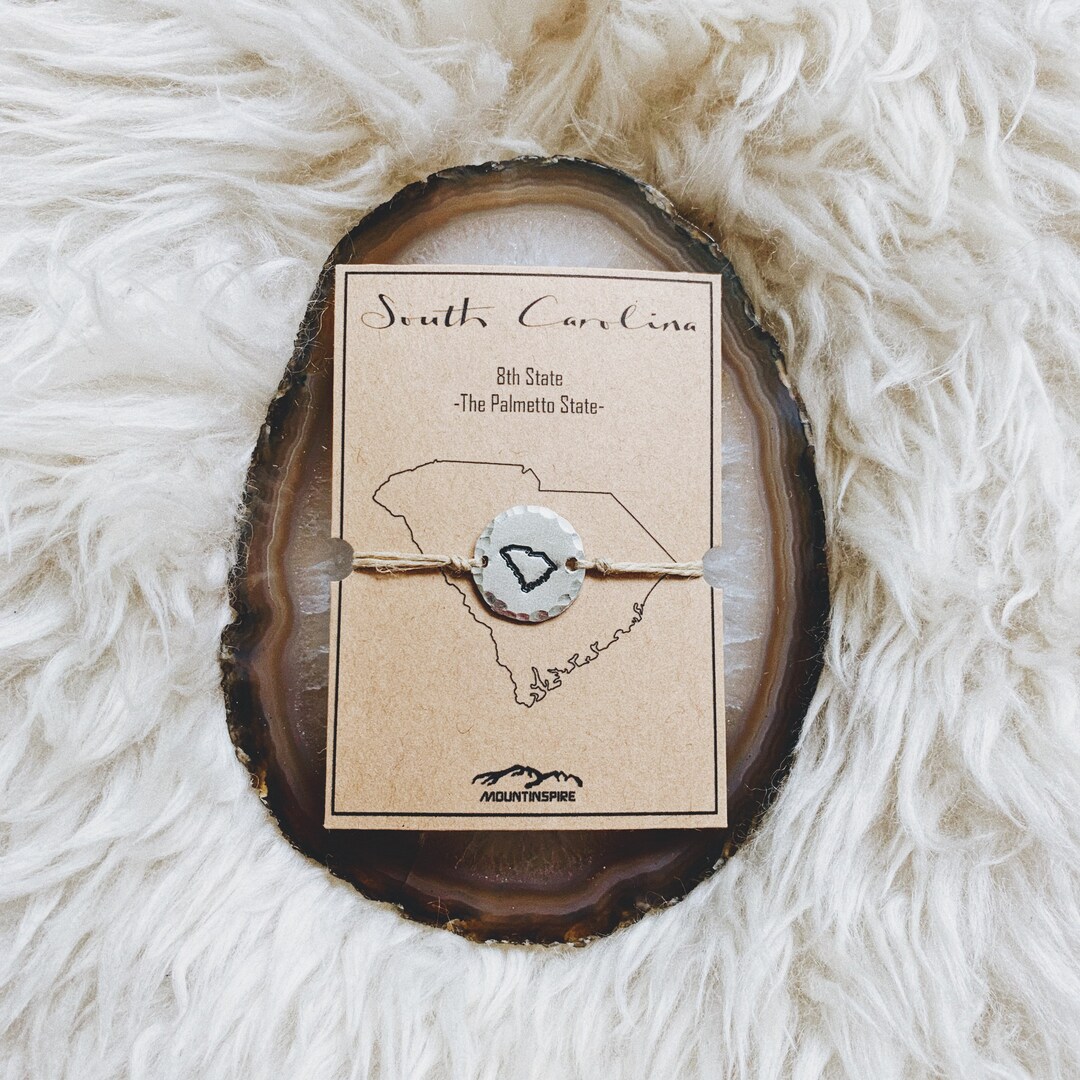 South Carolina Bracelet | States Collection | State Wish Bracelet ...