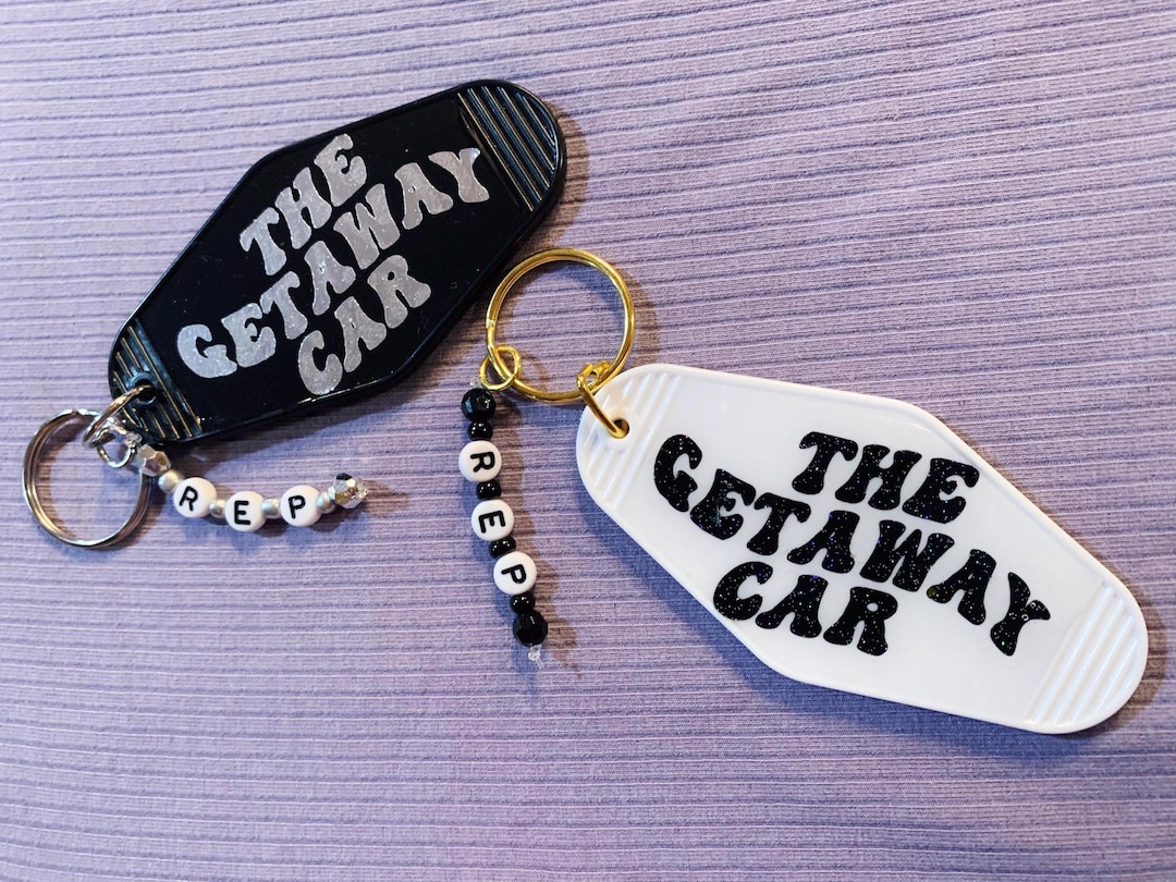 Getaway Car Rep Retro Motel Keychain | Gift, Car Accessories - Etsy