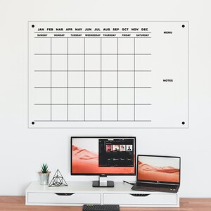 Monthly Calendar Sign Cut File EPS SVG AI for Vinyl or Print - Etsy