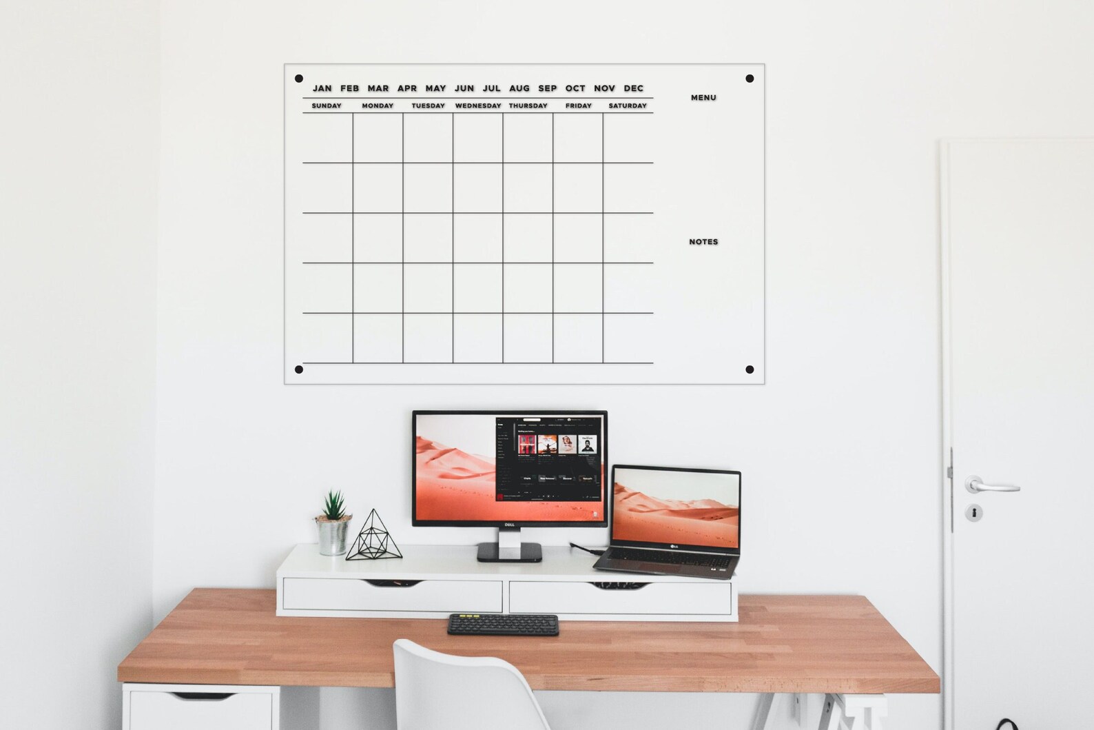 Monthly Calendar Sign Cut File EPS SVG AI for Vinyl or Print - Etsy