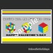 DIGITAL DIY Editable Rubiks Cube Puzzle Valentine Card Tag Editable ...