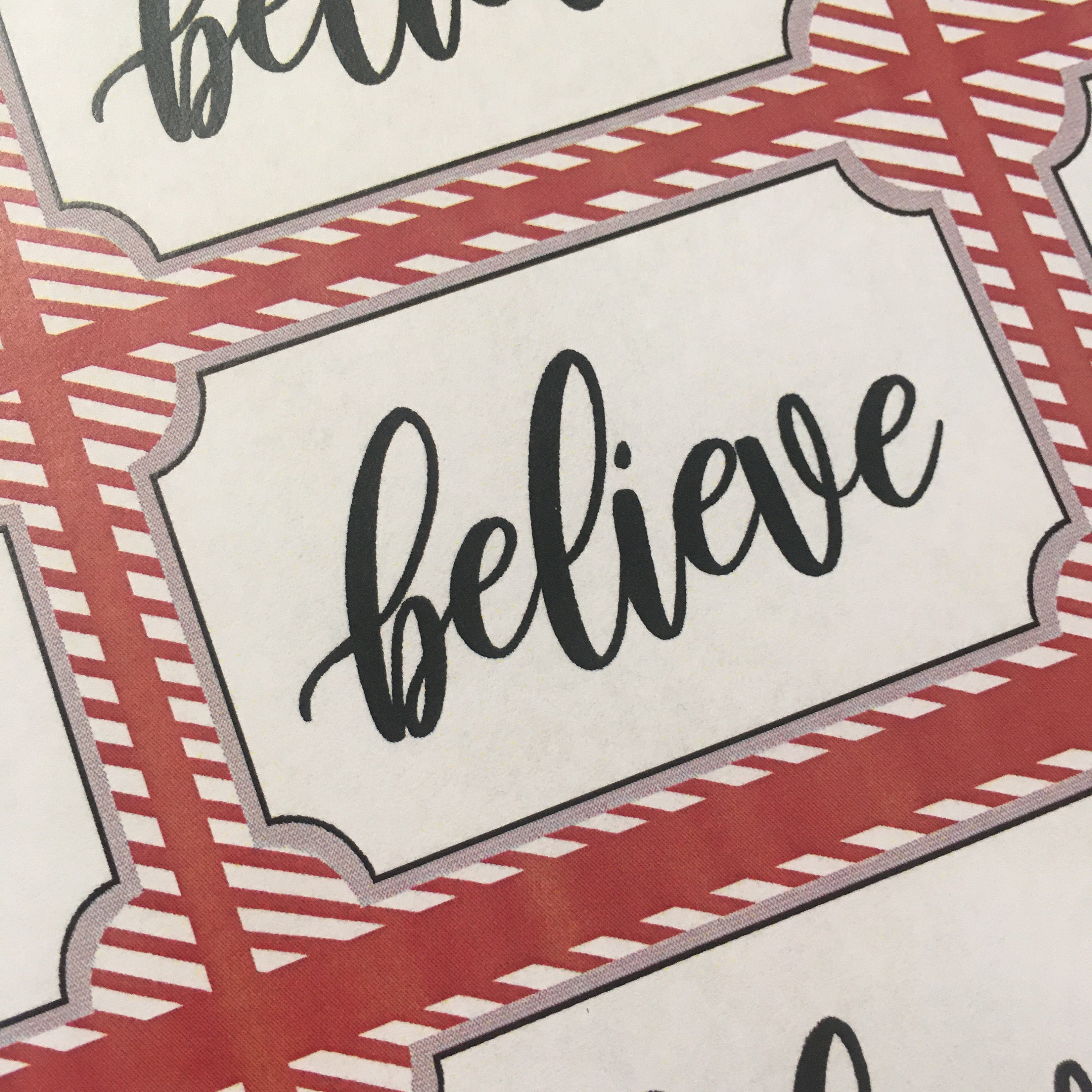 DIGITAL Believe Tags Instant Download Polar Express Party Christmas ...