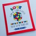 Digital Valentine Rubiks Cube DIY EDITABLE Pdf Card Puzzle Love Can Be ...