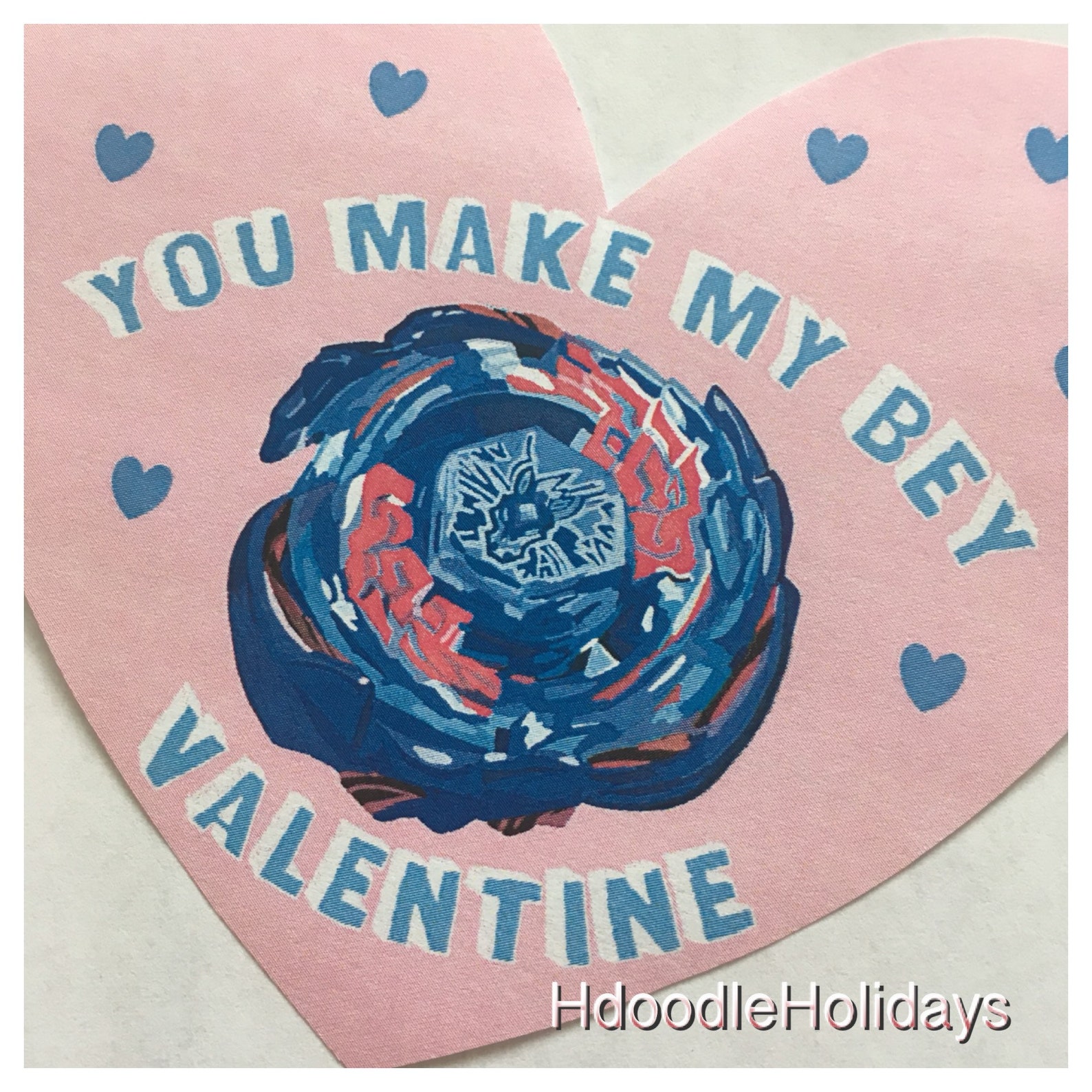 DIGITAL Beyblade Valentine Card Heart Instant Download PDF File ...