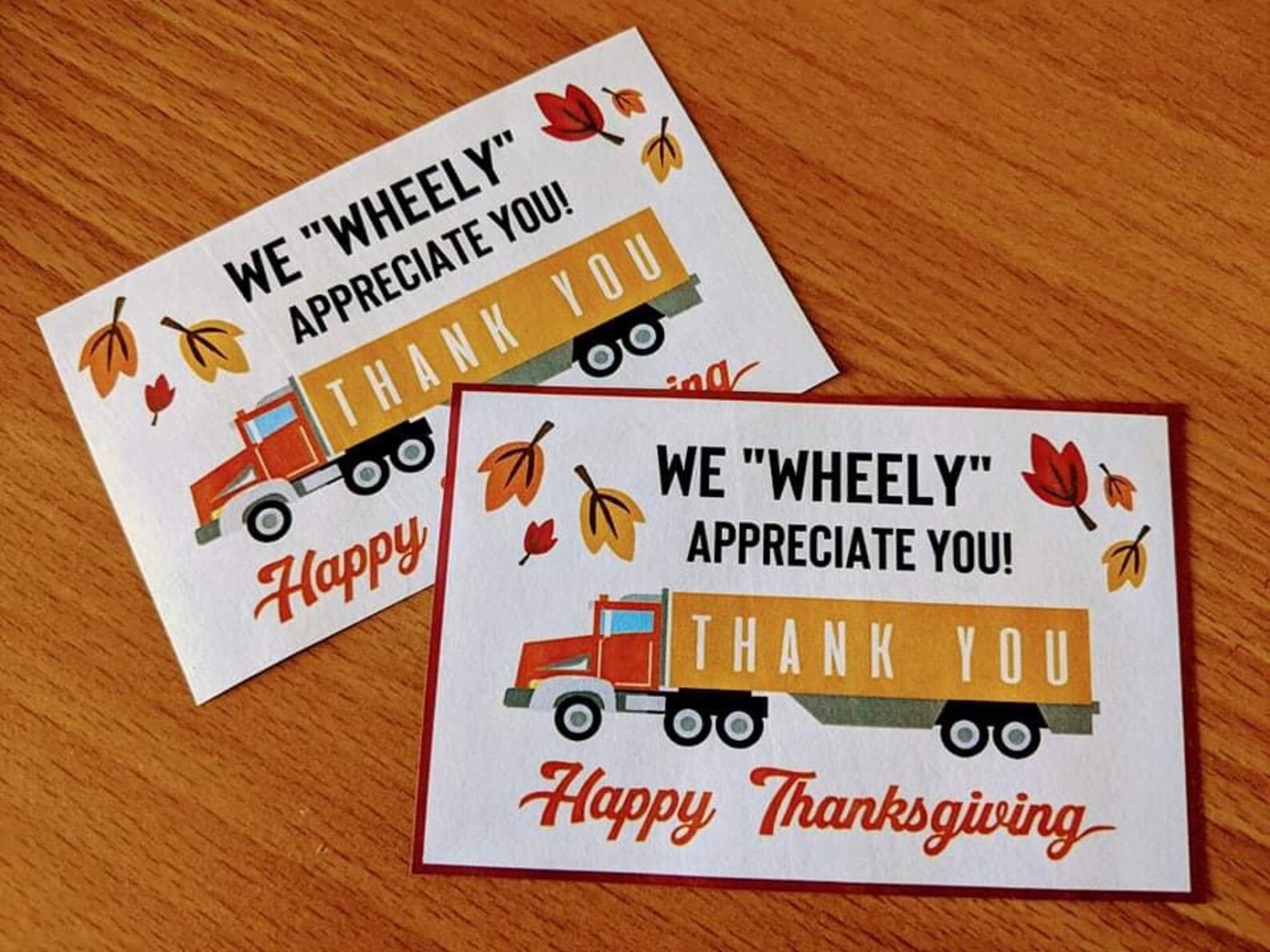 Printable DIGITAL Thanksgiving Appreciation Tag Gift Semi Truck Driver ...