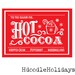 Hot Cocoa Sign Instant Download Red Sign Digital PDF Christmas Winter ...