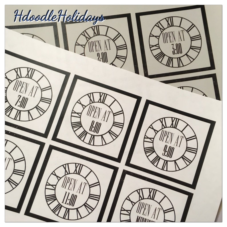 DIGITAL New Year's Countdown Clock Open a Gift Bag Present Party Game ...