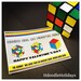 DIGITAL DIY Editable Rubiks Cube Puzzle Valentine Card Tag Editable ...
