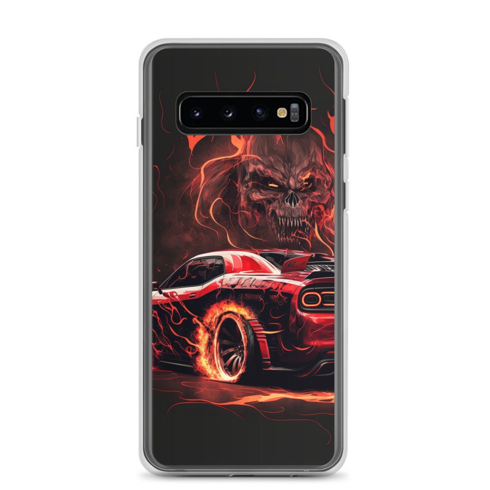 Flame-licked Fury: A Samsung Phone Case Inspired by a Classic Muscle ...