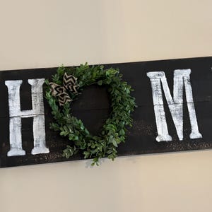 Rustic Home Sign,horizontal Home Farmhouse Sign, Farmhouse Decor ...