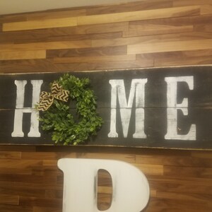 Rustic Home Sign,horizontal Home Farmhouse Sign, Farmhouse Decor ...