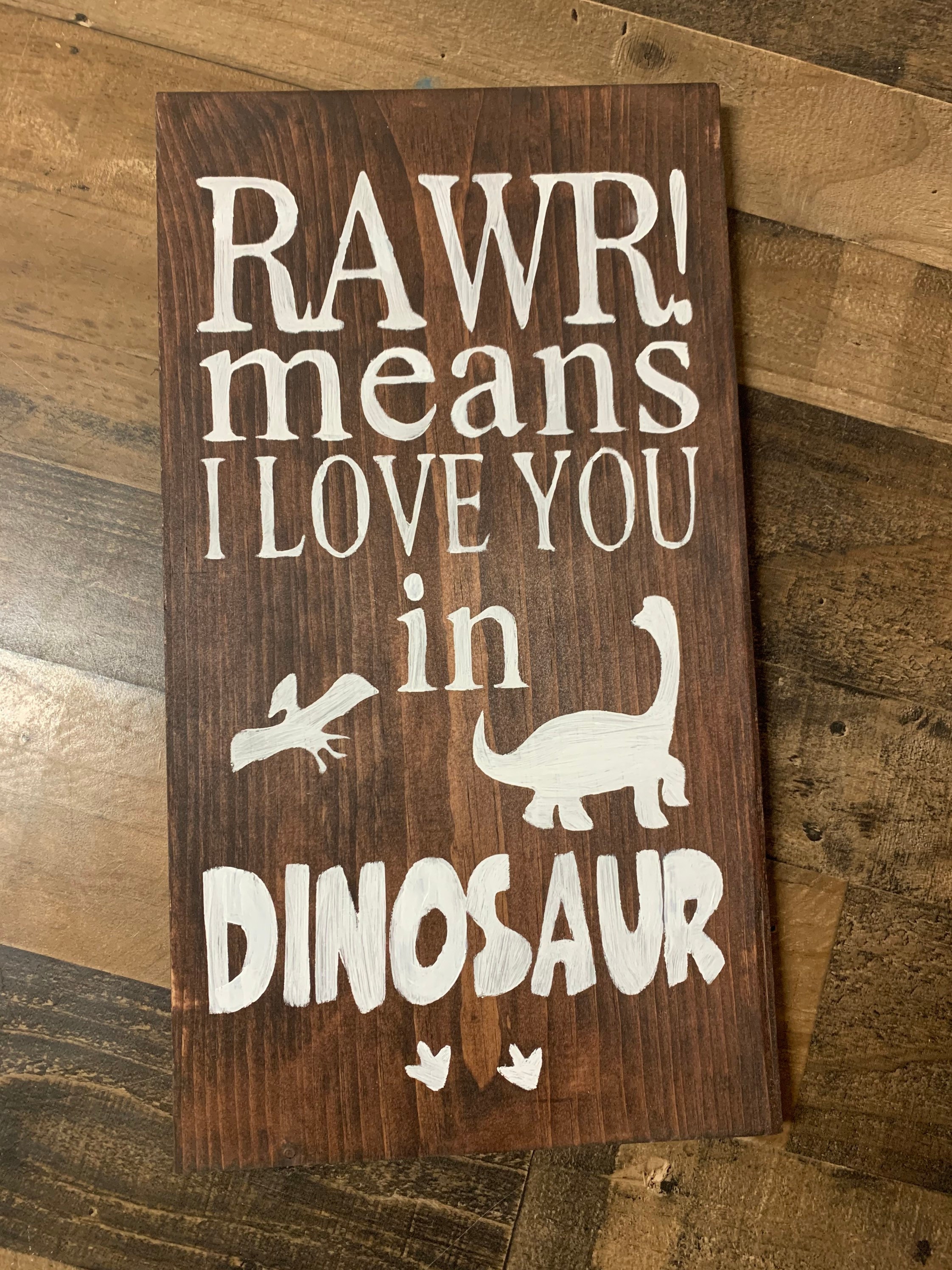 RAWR MEANS I Love You in Dinosaur Baby Boy Dinosaur Roomdino - Etsy