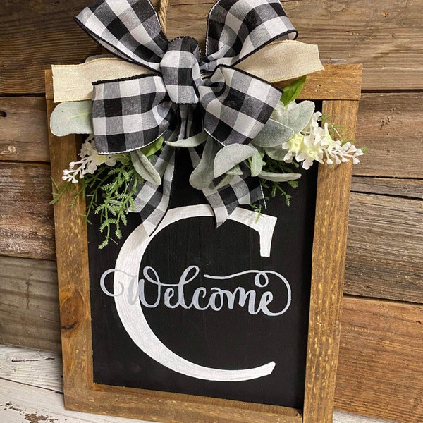 Hello Door Sign Square - Etsy