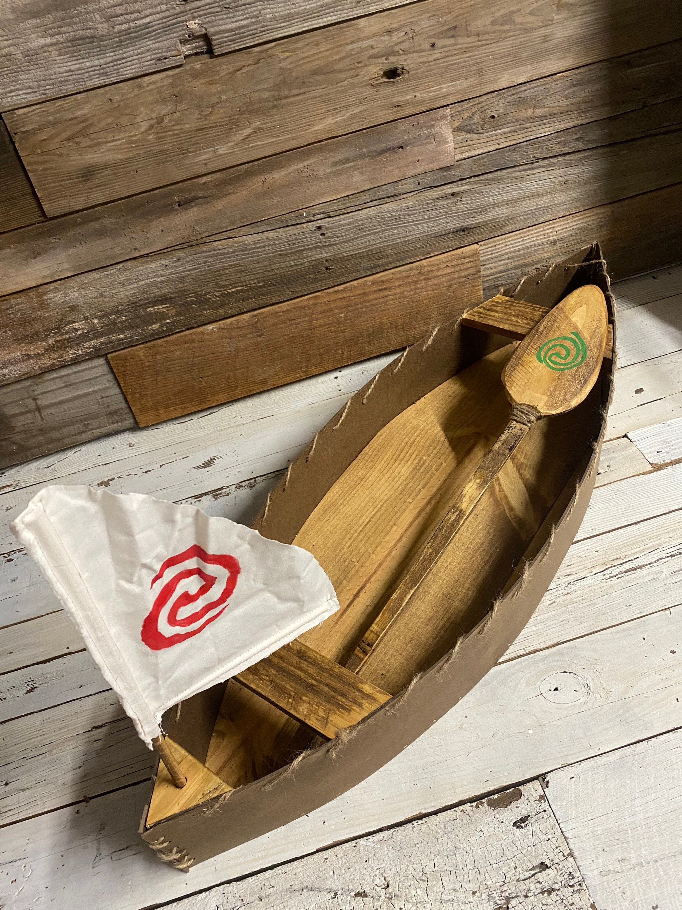 52” MOANA BOAT Moana Inspired Sail Hook Oar Canoe Boat Prop: Birthday ...