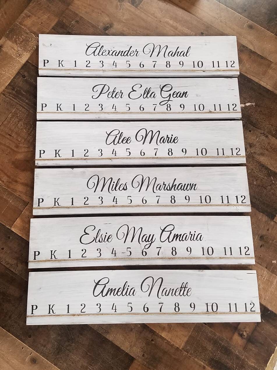 5 Kids K-12 SCHOOL PICTURE Signsschool Picture Sign Student - Etsy