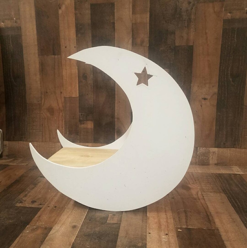 MOON INFANT PROP Wooden Moon Infant Prop Infant Bed Prop | Etsy