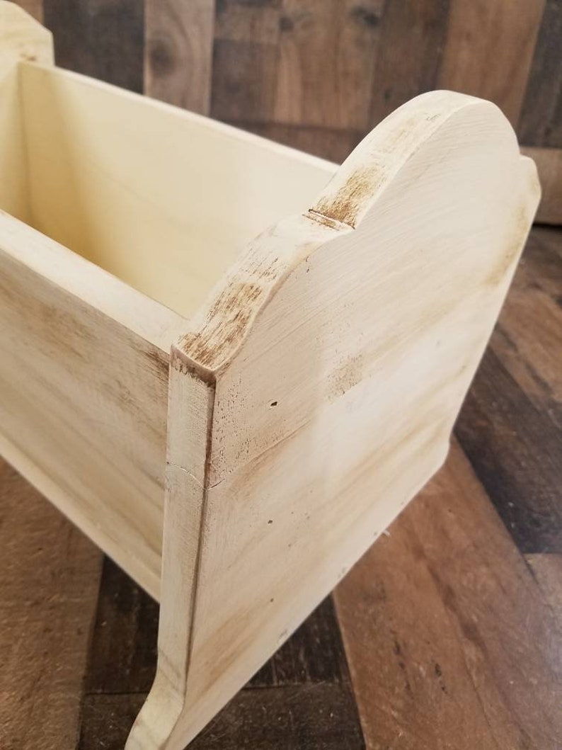 TINY WOOD BED Infant PropsPhotography PropsRustic little Bed | Etsy