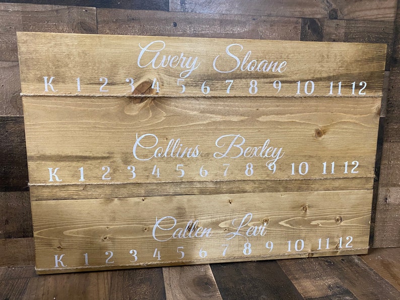 3 Kids K-12 SCHOOL PICTURE Signsschool Picture Sign Student | Etsy