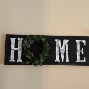 Rustic Home Sign,horizontal Home Farmhouse Sign, Farmhouse Decor ...