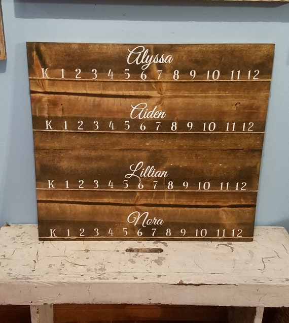 4 kids K-12 SCHOOL PICTURE SIGNSSchool Picture Sign student | Etsy