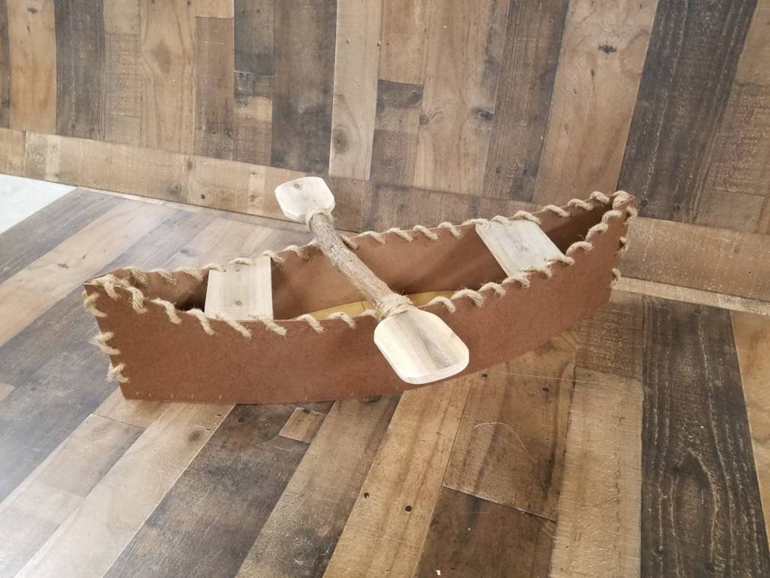 LITTLE CANOE BOAT Prop, Real Wood Prop, Wooden Canoe Prop, Infant ...