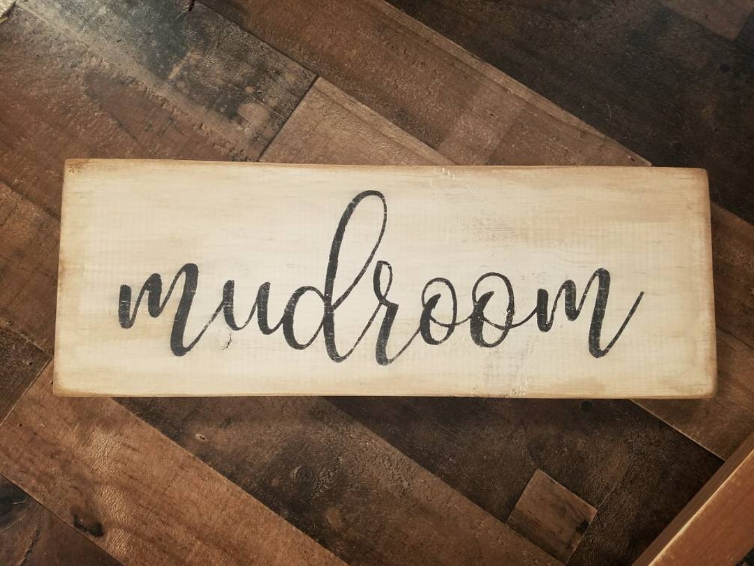 Mudroom Decor Sign, Modern Farmhouse Mudroom Decor,rustic Mudroom Sign ...
