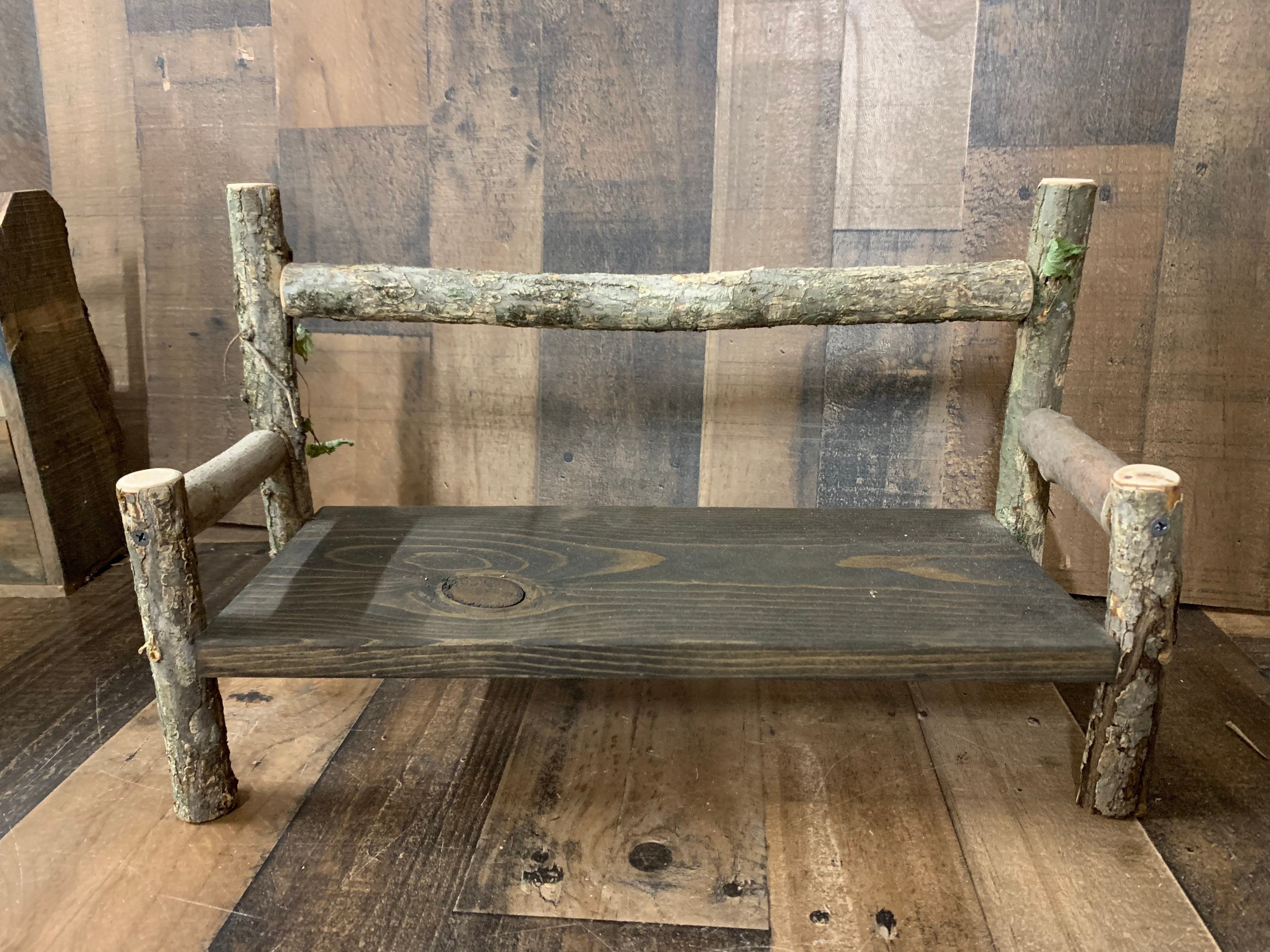 LOG BENCH PROP Toddler Photo Props Sitter Prop Rustic | Etsy