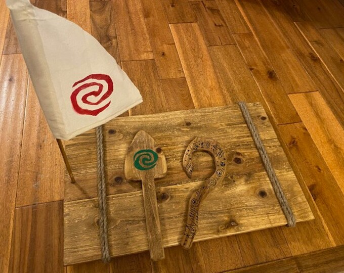 MOANA LITTLE BOAT Photo Prop, Moana Raft Sail Birthday Theme, Moana ...