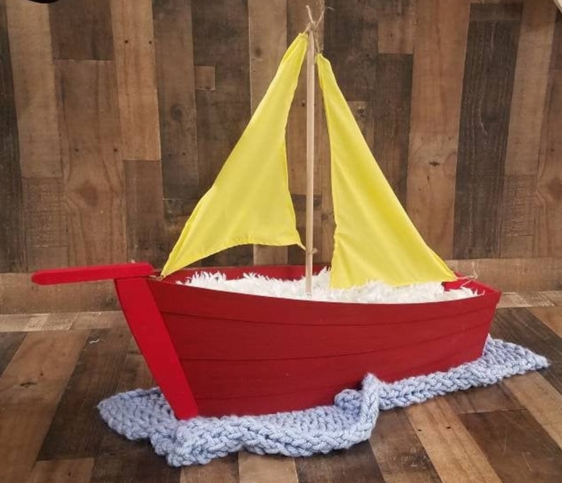 WHERE THE WILD Things Are Boat Prop Little Red Sail Boat | Etsy