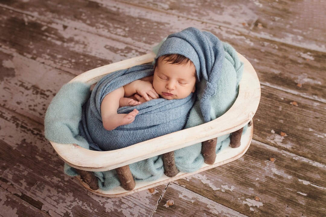 Handmade Log Baby Crib: Rustic Newborn Photography Prop - Etsy
