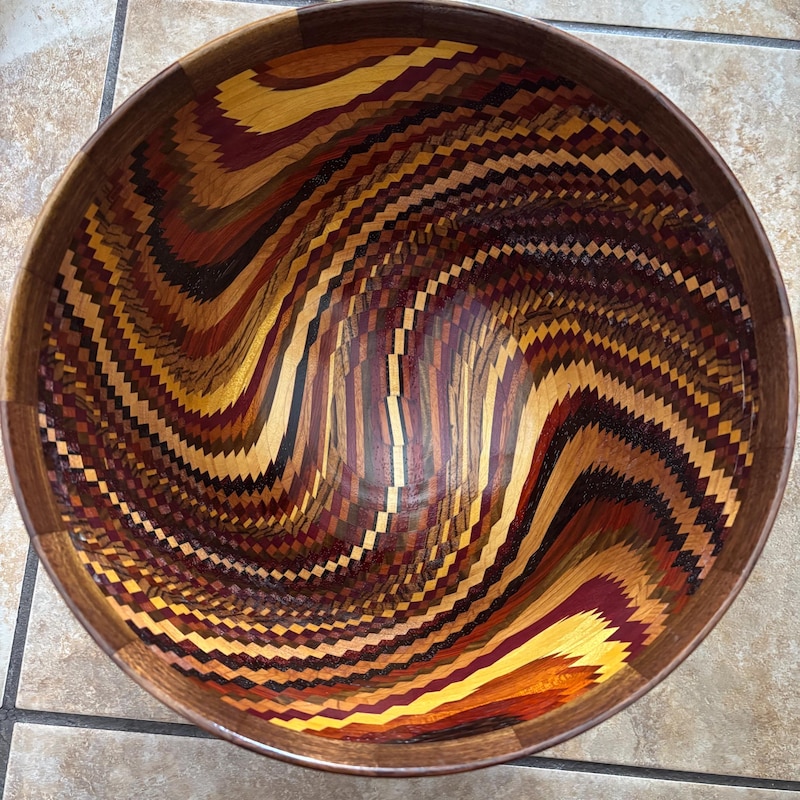 Woodturned Segment Bowls - Etsy