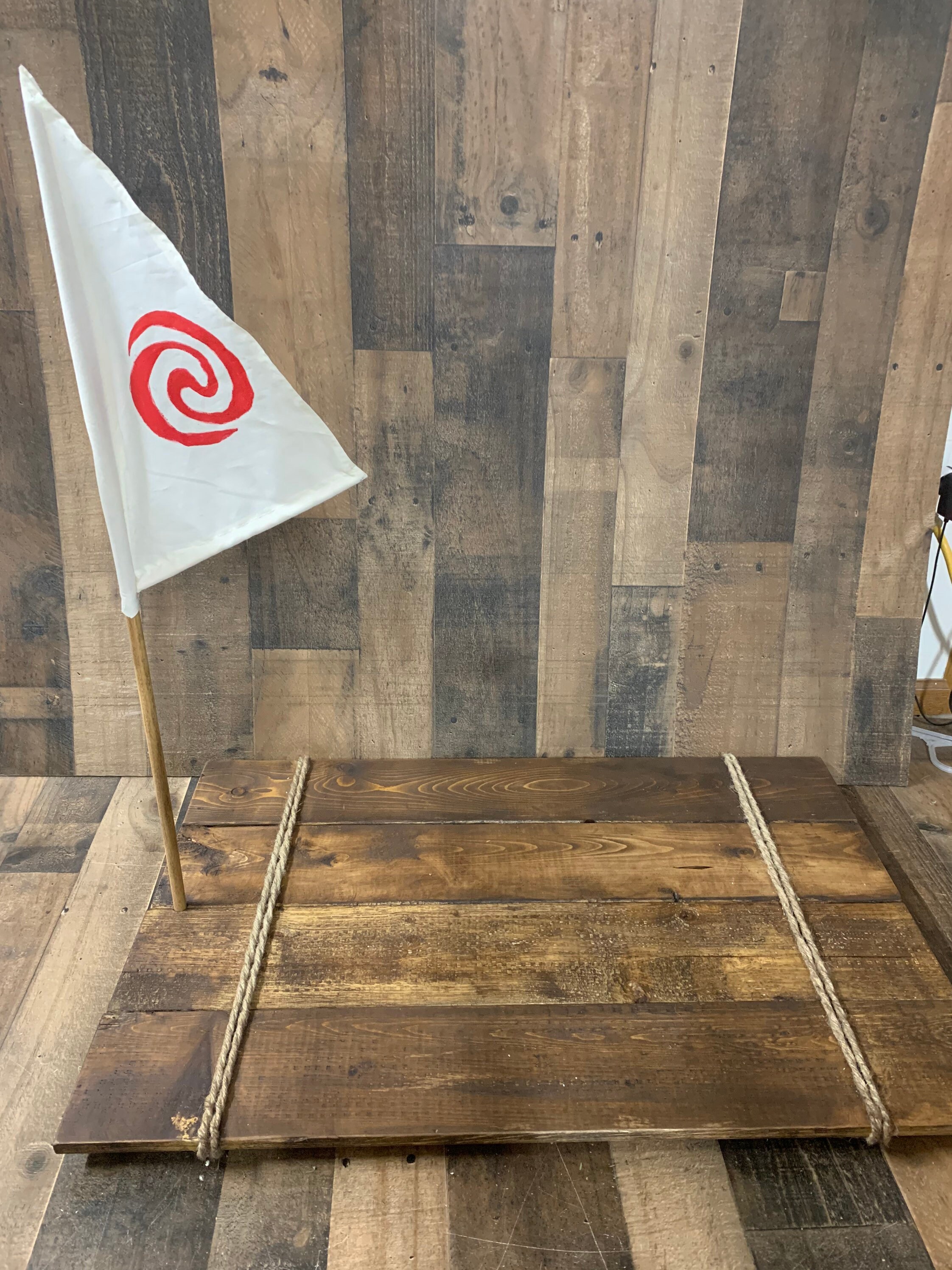 18”x11” Moana Birthday Reclaimed Wood Boat Photo Prop Moana Inspired ...