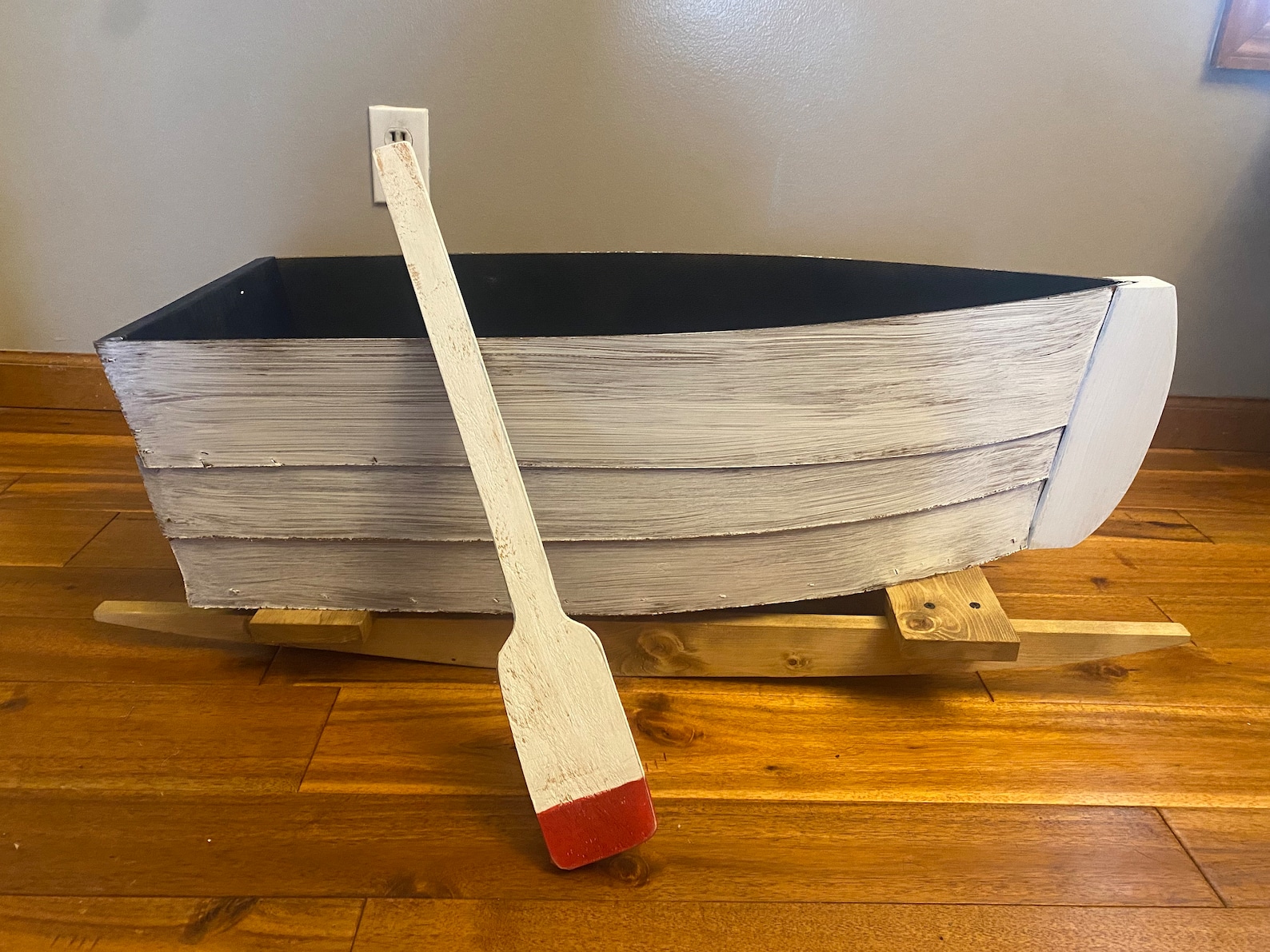 40”x16” LARGE LITTLE ROCKING Boat Custom Boat Photo Prop, Small Rocking ...