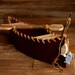 LITTLE CANOE BOAT Prop, Real Wood Prop, Wooden Canoe Prop, Toddler ...