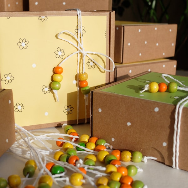 Yellow Cardboard Box - Etsy