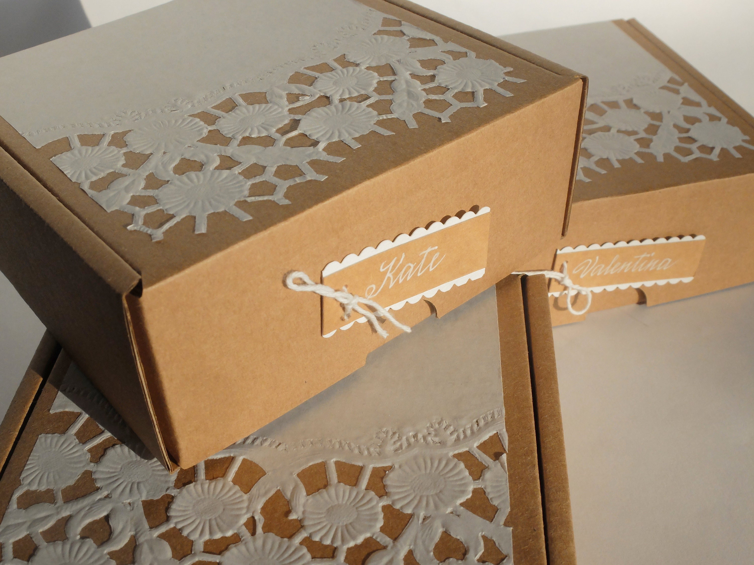 Bridesmaid Gift Box, Will You Be My Bridesmaid, White Paper Lace Gift ...