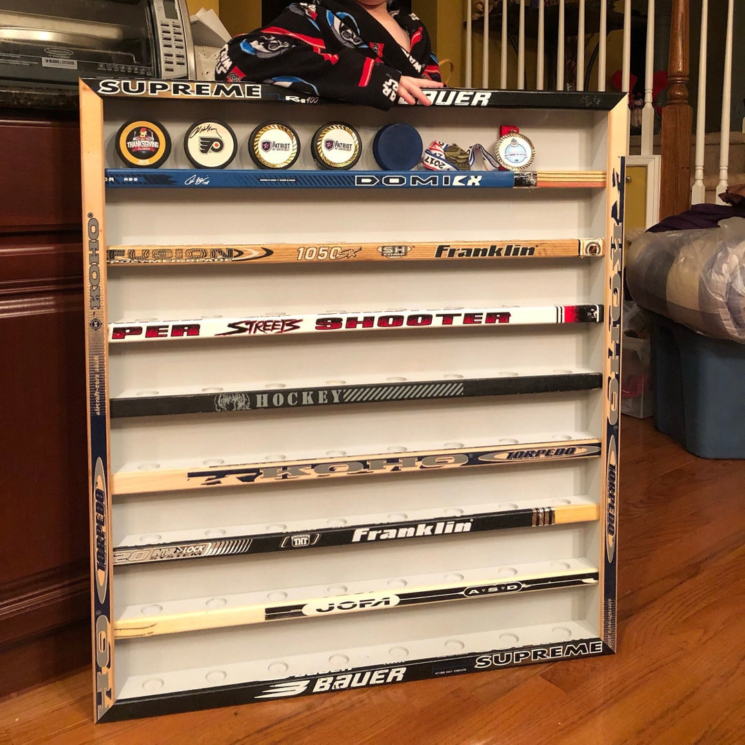 Hockey Puck Display Holds 64 Pucks Etsy