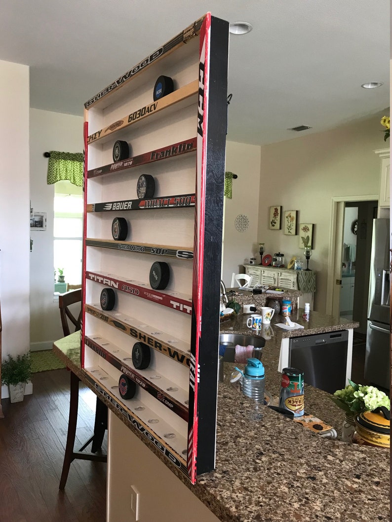 Hockey Puck Display holds 64 Pucks - Etsy