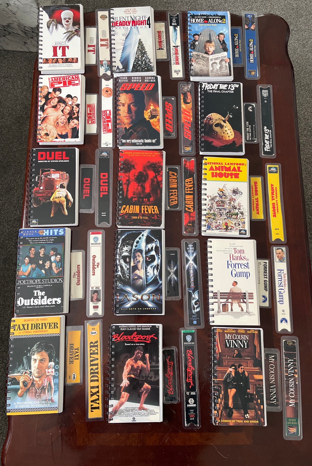 Final Cut Bundle – Horror VHS Notebook + Killer Bookmark Set - Etsy