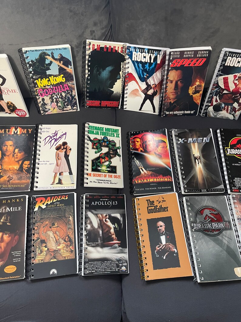 VHS Notebooks - Etsy